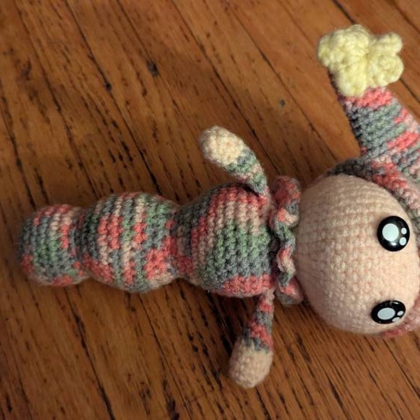 Vintage Glow Worm Beginner Friendly Crochet Pattern PDF - Etsy