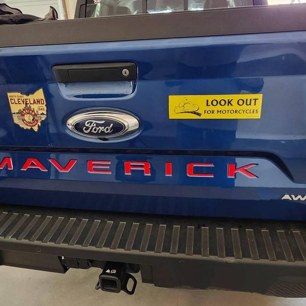 2022-2026 Ford Maverick Tailgate Letters Vinyl Inserts Decals Stickers ...