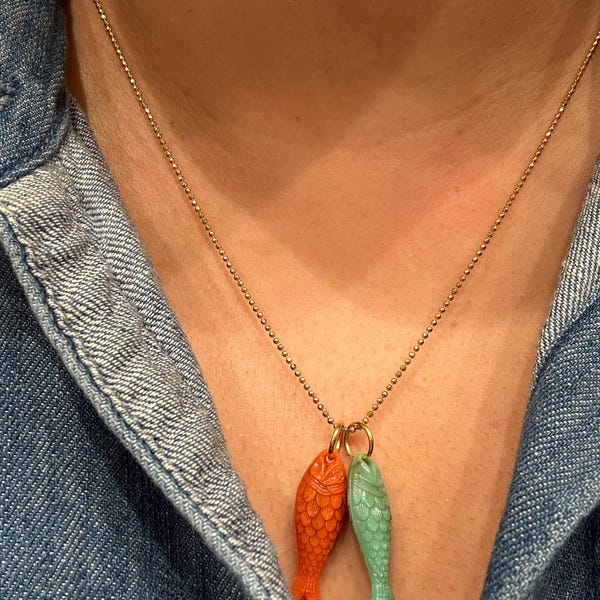 Fish Charm Necklace Pendant Jewelry Pendants for Women Fish Jewelry ...