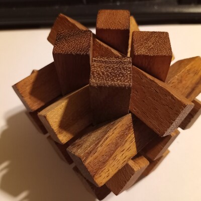 Mini Lumberjack: Interlocking Classic Puzzle for Adults Handmade Eco ...