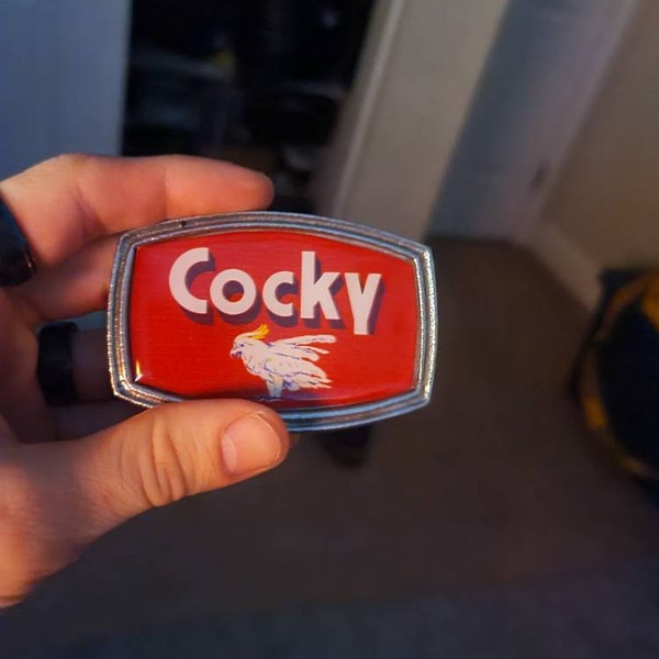 Official Bones TV Show Cocky Belt Buckle: Silver Plated - Etsy