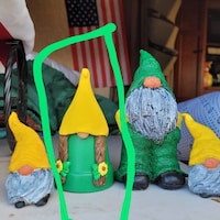 2x4-4.5 Gnome Girl Figurine - Etsy