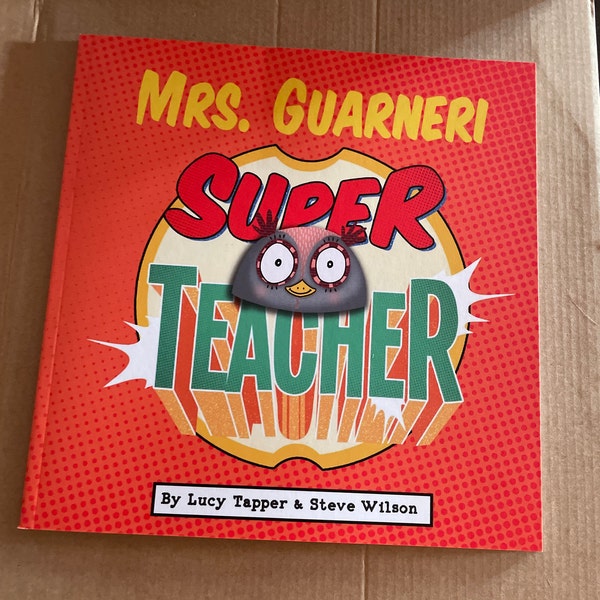 Personalised Super Teacher Book End of Term Year Gift - Etsy