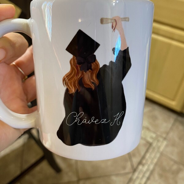 Custom Graduation Mug, Personalized Graduation Gift, College Graduation ...