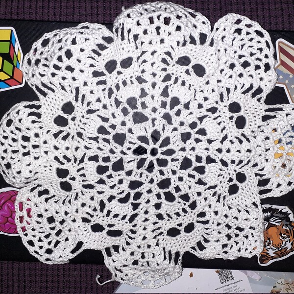 Doily Pattern Skull Doily Pattern PDF Doily PATTERN Only Words and ...