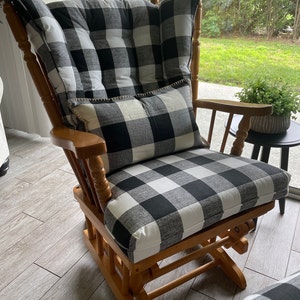 Wingback Rocker Replacement Cushions / Canadian Rocker Cushions ...
