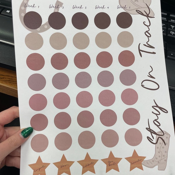 Boho Reward Chart | Reward Chart for Teens| Reward Chart for Adults ...