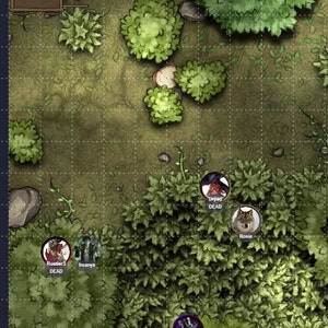 Forest Clearing Battle Map, Dnd Battle Map, D&D, Battlemap, Dungeons ...