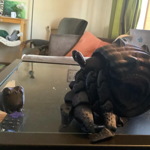 Articulating Hermit Crab in Shell 3D Print You Choose Color Crab and ...