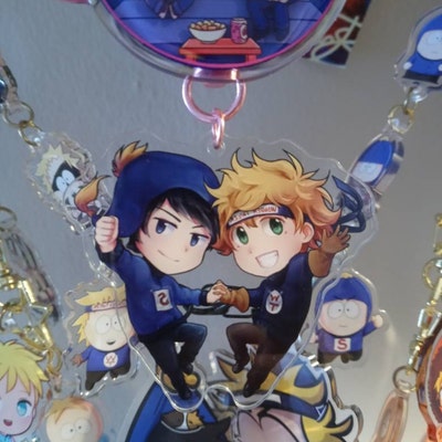 South Park Cup Craig and Tweek Keychain Charm Craig X Tweek Sp Craig ...