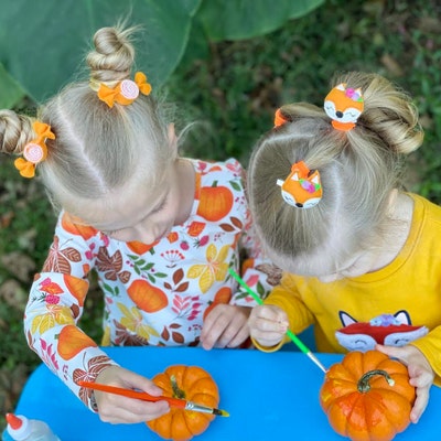 Dinosaur Hair Clips, Dino Birthday, Toddler Felt Hair Clips ...