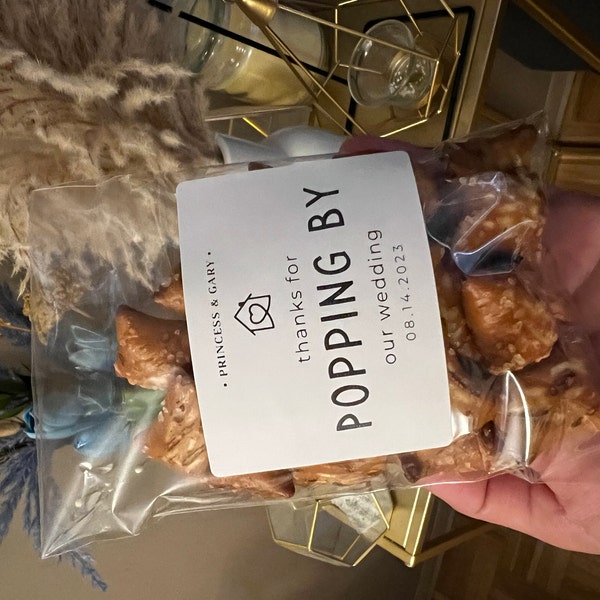 Thanks for Popping by Housewarming Party Favors Personalized Popcorn ...