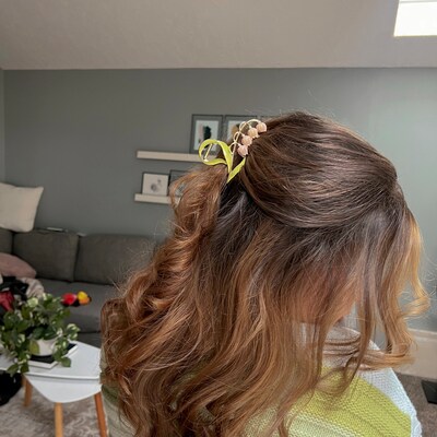 Pearl Blue Fish Tail Hair Claws Simple Gold Hair Claws Cute - Etsy