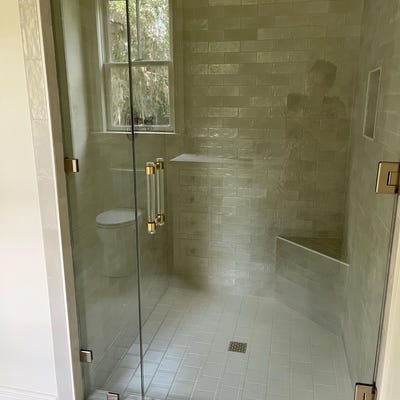 Laundry Room Lucite Rod by Luxholdups, Clear Lucite Shower Curtain or ...