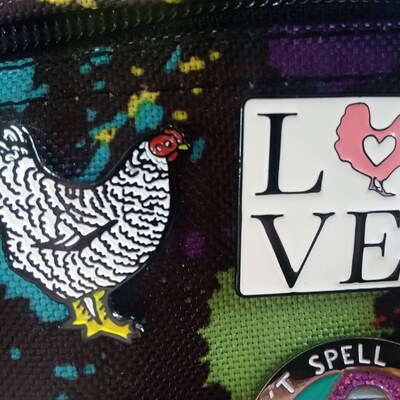 Mix and Match Enamel Chicken Pins Cute Chicken Pin Fresh Eggs Chicken ...