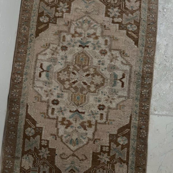 3x6 Turquoise Rug, 3x6 Turkish Rug, 3x6 Vintage Rug, 3x6 Oushak Rug ...