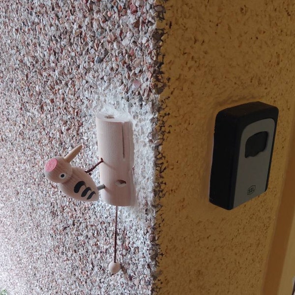 Door Knocking Woodpecker Fun Door Knocker - Etsy