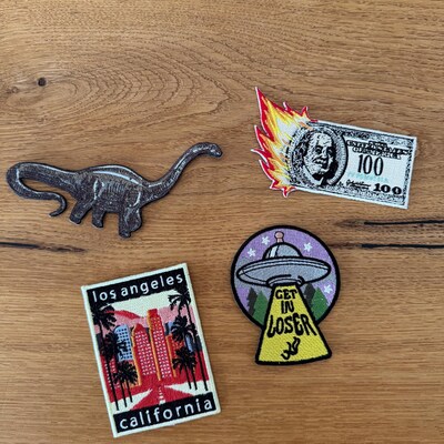 Iron-on Patch No Signal Retro TV Old School Patches, Vintage Iron-on ...