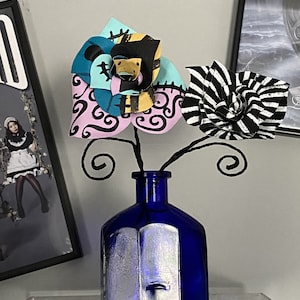 Nightmare Flowers, Jack and Sally Rose, Halloween Flowers, Unique ...