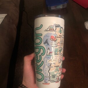 Oregon Art on Square Canvas, Oregon Map Canvas Art, Oregon Print for ...