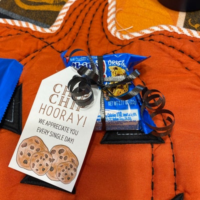 Printable Chip Chip Hooray Gift Tag, Chocolate Chip Cookie Tag ...