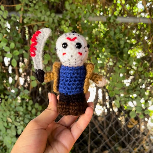 Jason Amigurumi Pattern- Horror Crochet, Friday the 13th (DIGITAL ...