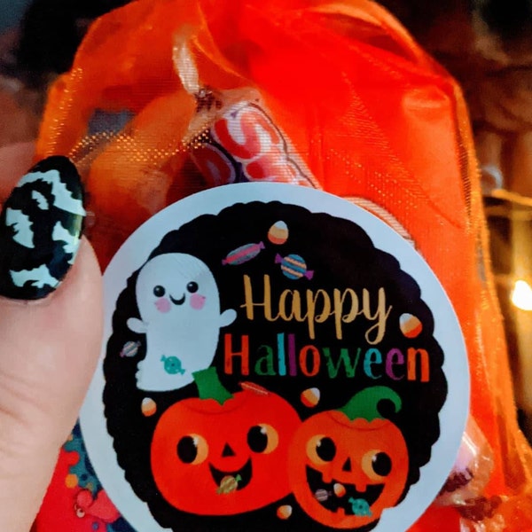Happy Halloween Labels, Halloween Labels, Halloween Stickers, Happy ...
