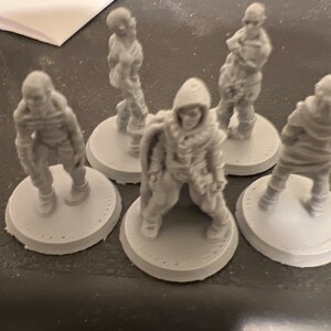 Zombie Horde set of 6, 12k Resin Dungeons and Dragons Dnd Miniatures D ...
