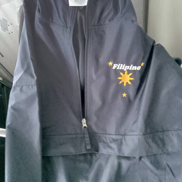 Philippines Sun Star Symbol Unisex Embroidered Champion Packable Jacket ...