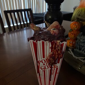 Pop-gore Halloween Gory Popcorn Container Prop - Etsy