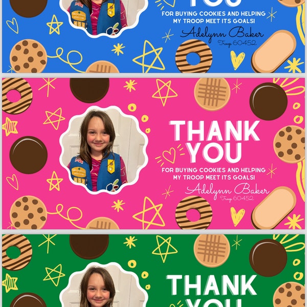 Girl Scout Cookie Booth Signs Bundle - Printable - Etsy