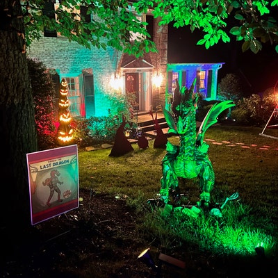 Personalize Custom Black Background Yard Sign 24 X 18, or 36 X 24 Inch ...