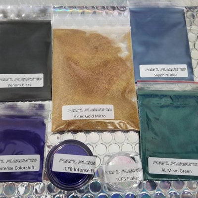 Sapphire Blue Pearl Pigment Bright Metallic Pearlescent Powder - Etsy