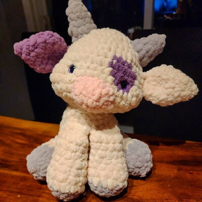 Amigurumi Cow Pattern, Plush Pattern, Stuffed Cow Toy, Cow, Crochet Cow ...