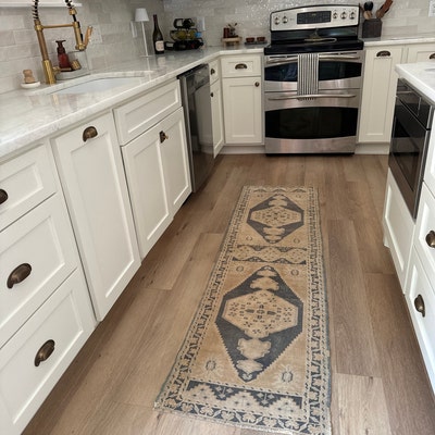 2x4 Bohemian Oushak Rug, 2x4 Antique Rug, Foyer Rug, Retro Rug ...