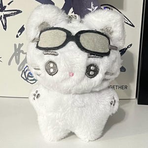 Plush Fluffy Photocard Holder Keychains - Etsy