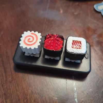 KFC Chicken Combo Keycaps Handmade Resin Custom Artisan - Etsy