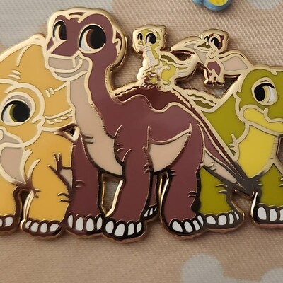 80s 90s Littlefoot Dinosaur Cute Kawaii Enamel Pin Nostalgia - Etsy