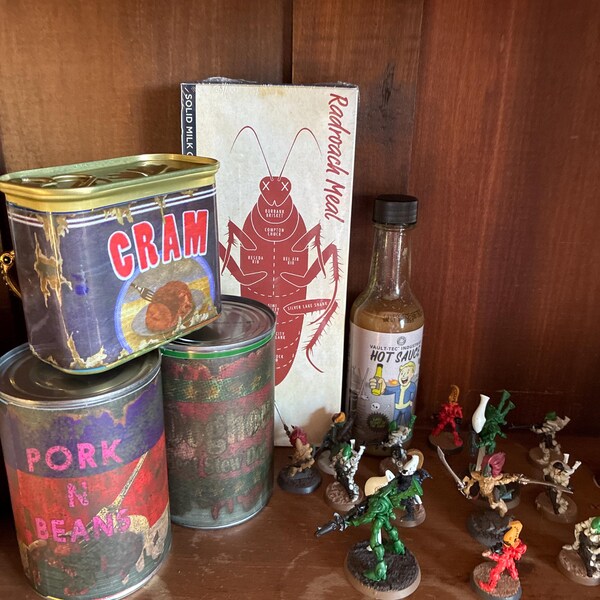 CRAM Food Labels From Fallout 4 and Fallout 76 - Etsy