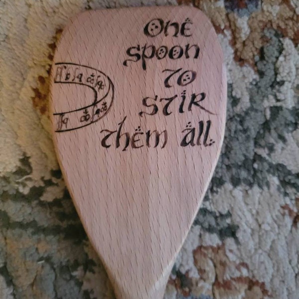 Doctor Who Inspired Wood Burned Spoon - Etsy