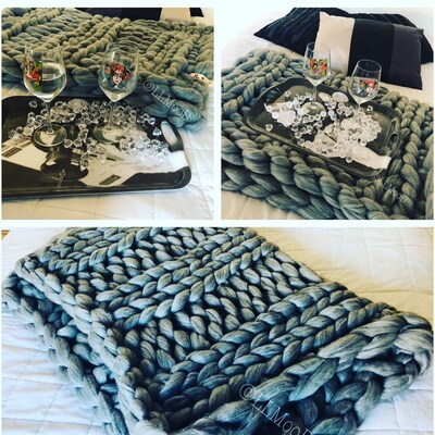 Big Yarn Giant Super Bulky Merino EPIC EXTREME Arm Knitting Kit Chunky ...