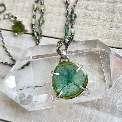 Pendant Setting, Sterling Silver 5 Prong 20 Gauge Wire Claw Setting for ...