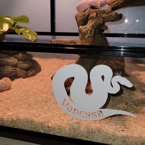 Customizable Name Ball Python Snake Vinyl Decal READ DESCRIPTION - Etsy