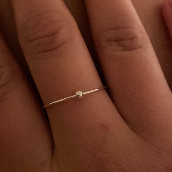 Spinner Ring Sterling Silver Stacking Ring - Etsy