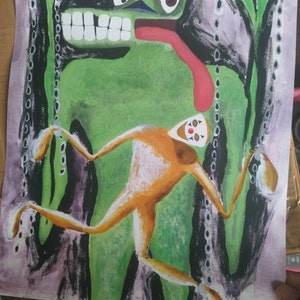 A3 Pen Plotting Generative Art Perlin Mesh Generative Art Print