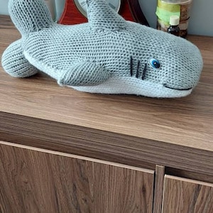 Giant & Baby Shark Knitting Machine Pattern PDF Only Addi Sentro - Etsy
