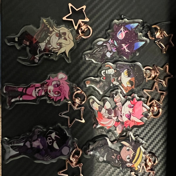 Fan Made | Double Sided Acrylic Keychains | Remi, Joni, DJ Bop, Azuki ...