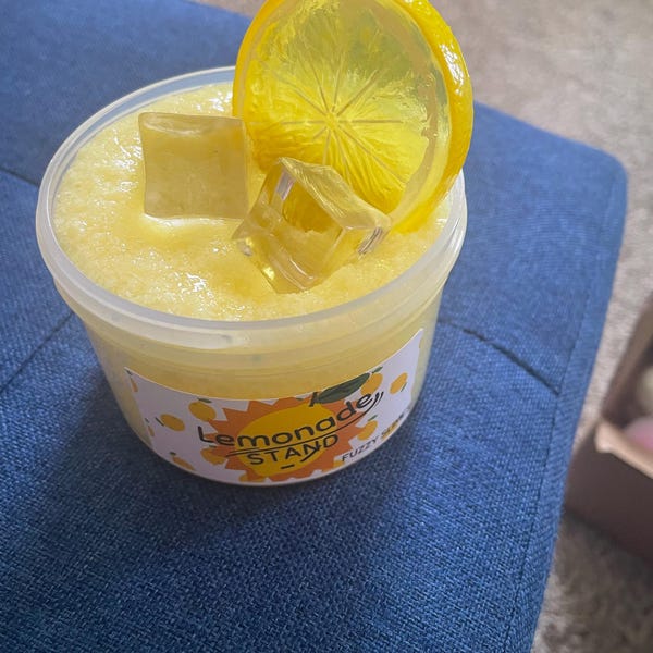 Frozen Slushie Slime ~ Fuzzy Slimes~ Blue Raspberry Scent - Etsy