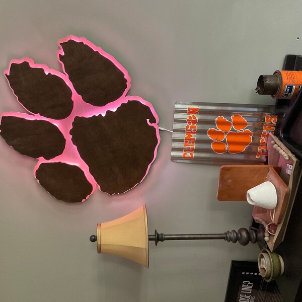 Alabama Crimson Tide Wood LED Sign Alabama Football Sign University of ...