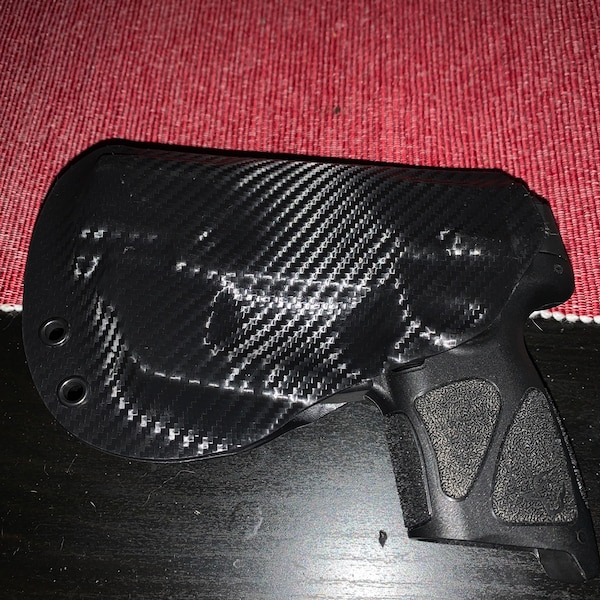 Taurus G3C Custom Kydex Holster With Viridian Laser Black Carbon Fiber ...